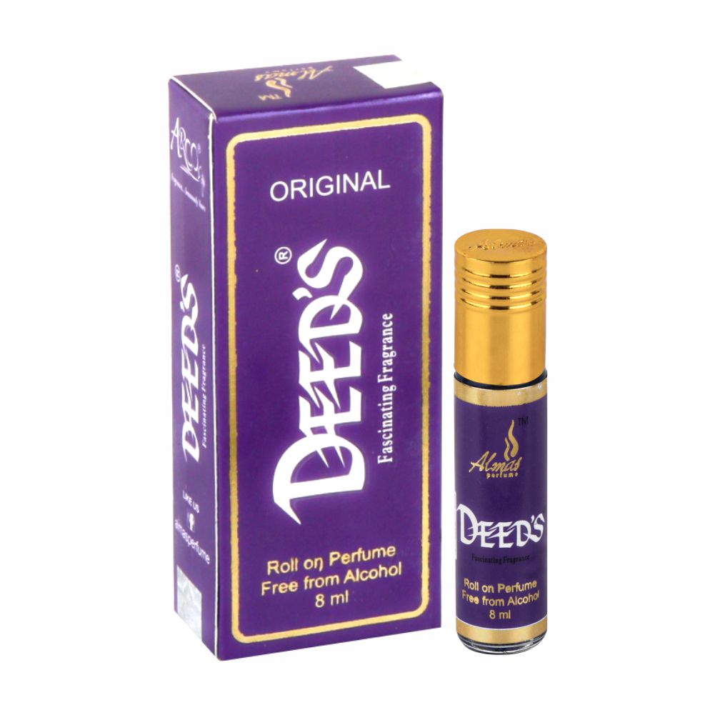 Almas Deeds Purple Attar - 8ml Roll On - ECO Series - Concentrated ...